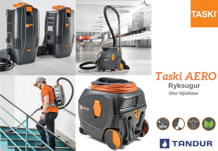 Taski AERO ryksugur og bakryksugur – Veitingageirinn.is – Fréttir alla daga