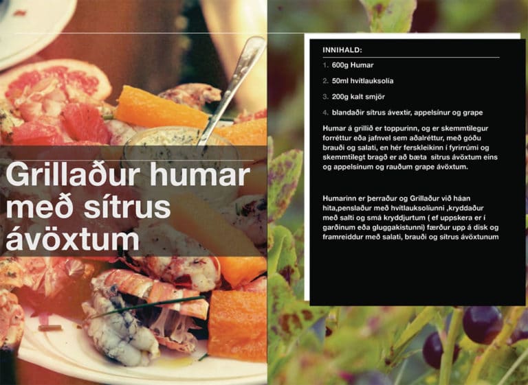 Grillaður humar með sítrus ávöxtum – Veitingageirinn.is – Fréttavefur ...